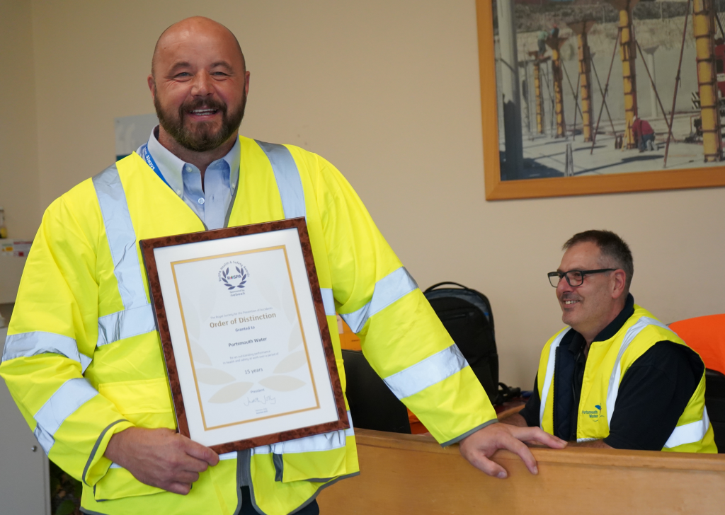 Portsmouth Water Receives RoSPA Distinction Award for Health & Safety ...