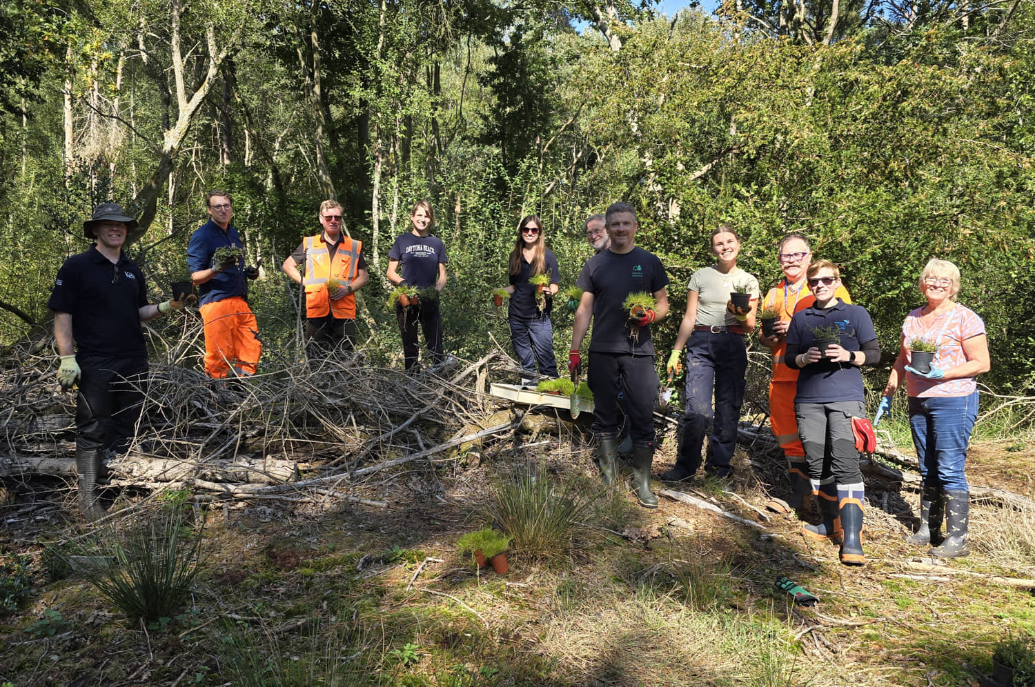 Portsmouth Water and volunteers came together to boost biodiversity at ...